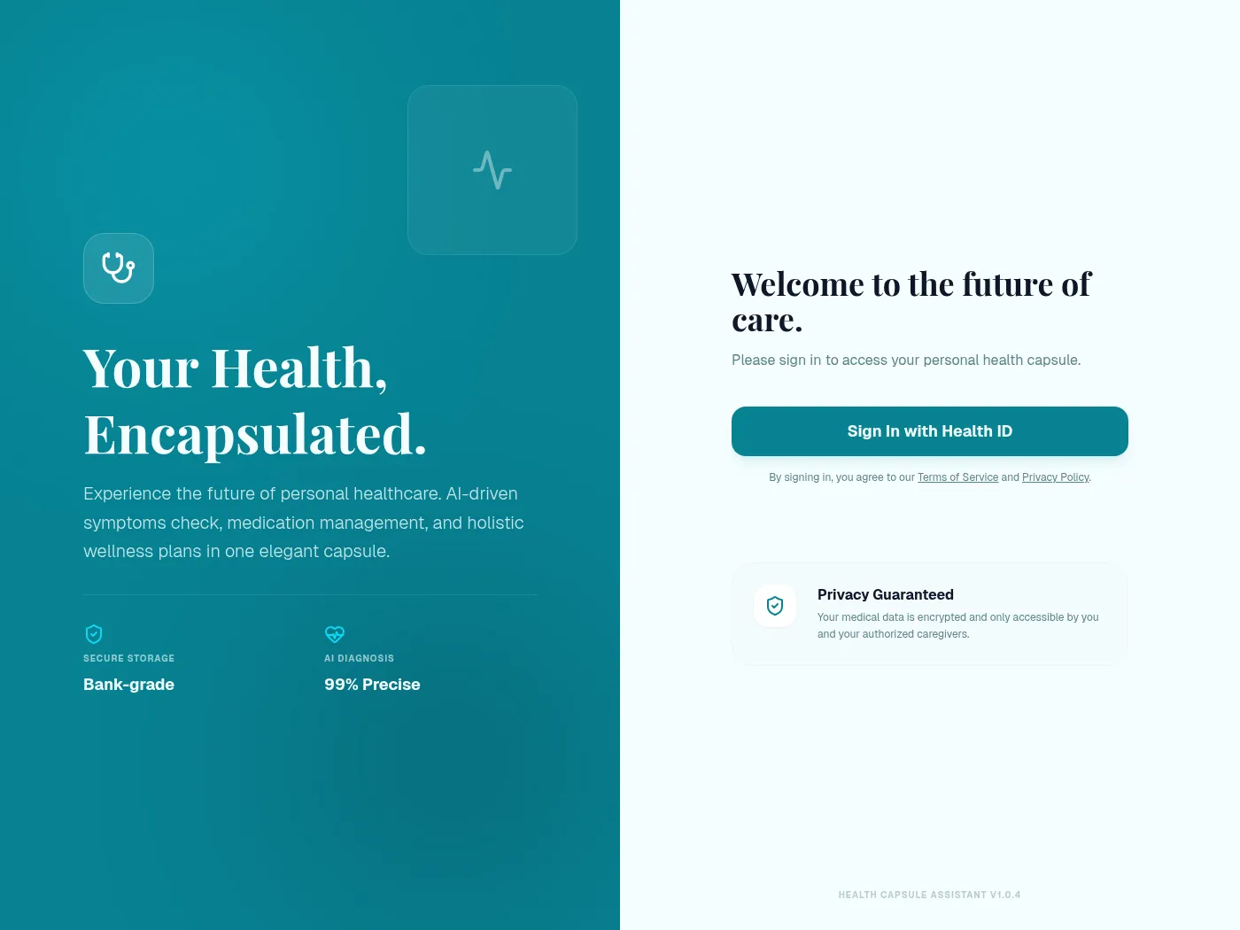 Time Capsule Health Assistant