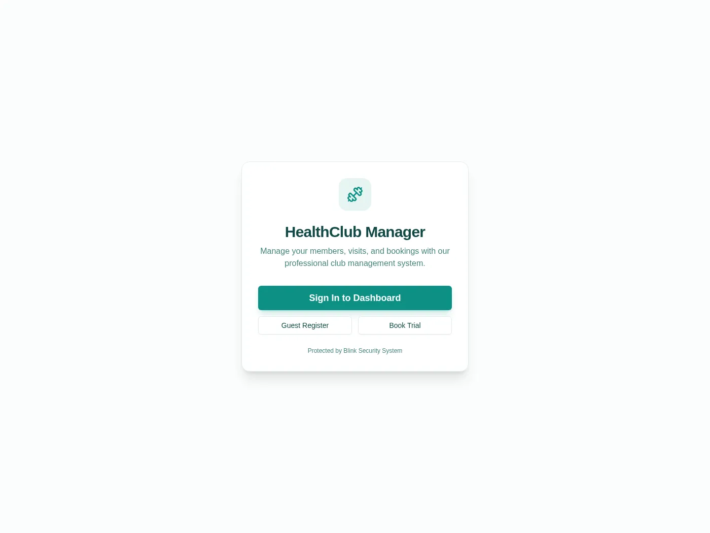 Health Club Management System