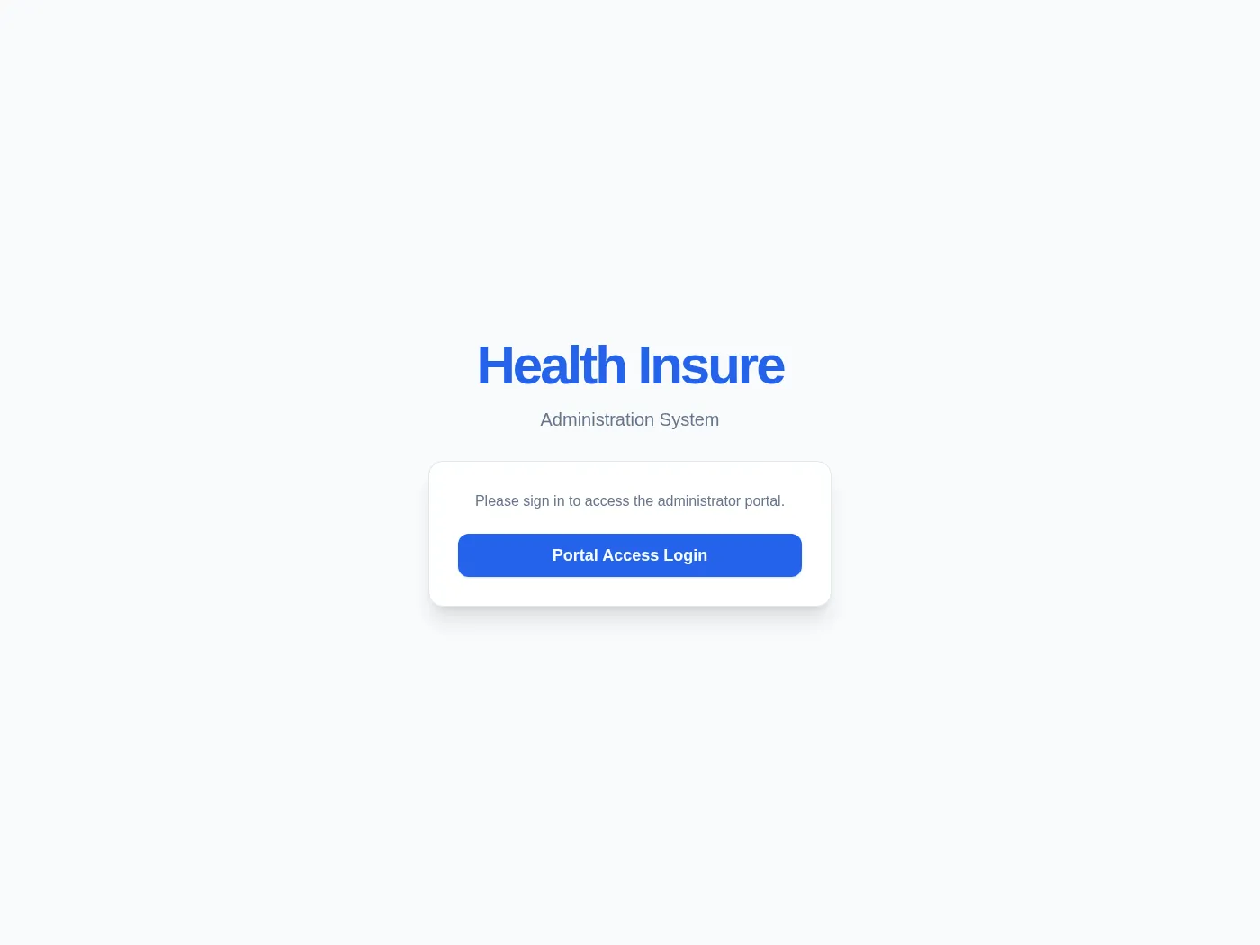 Health Insure Admin