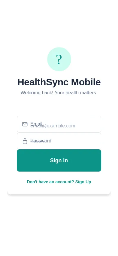 HealthSync Mobile