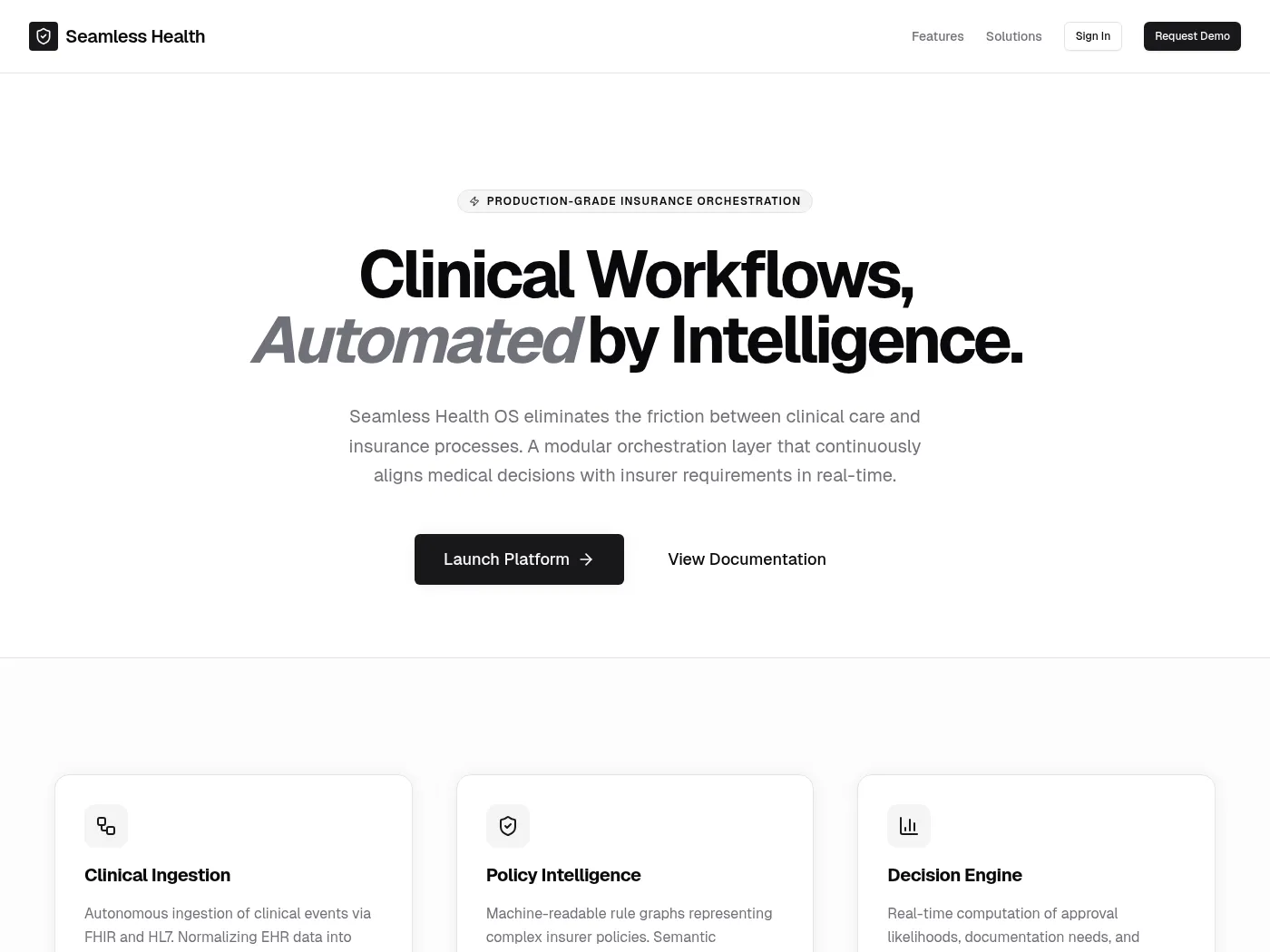 Seamless Health OS