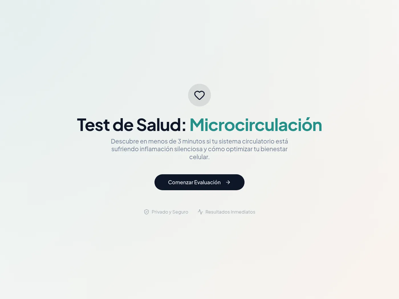 Microcirculation Health Test