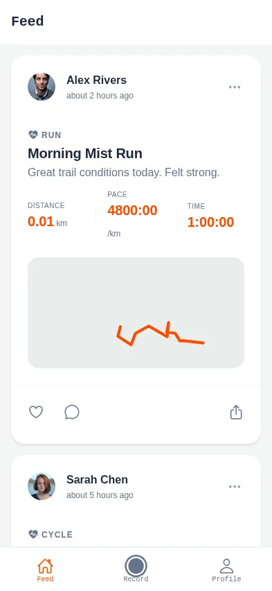 VitaStride Tracker