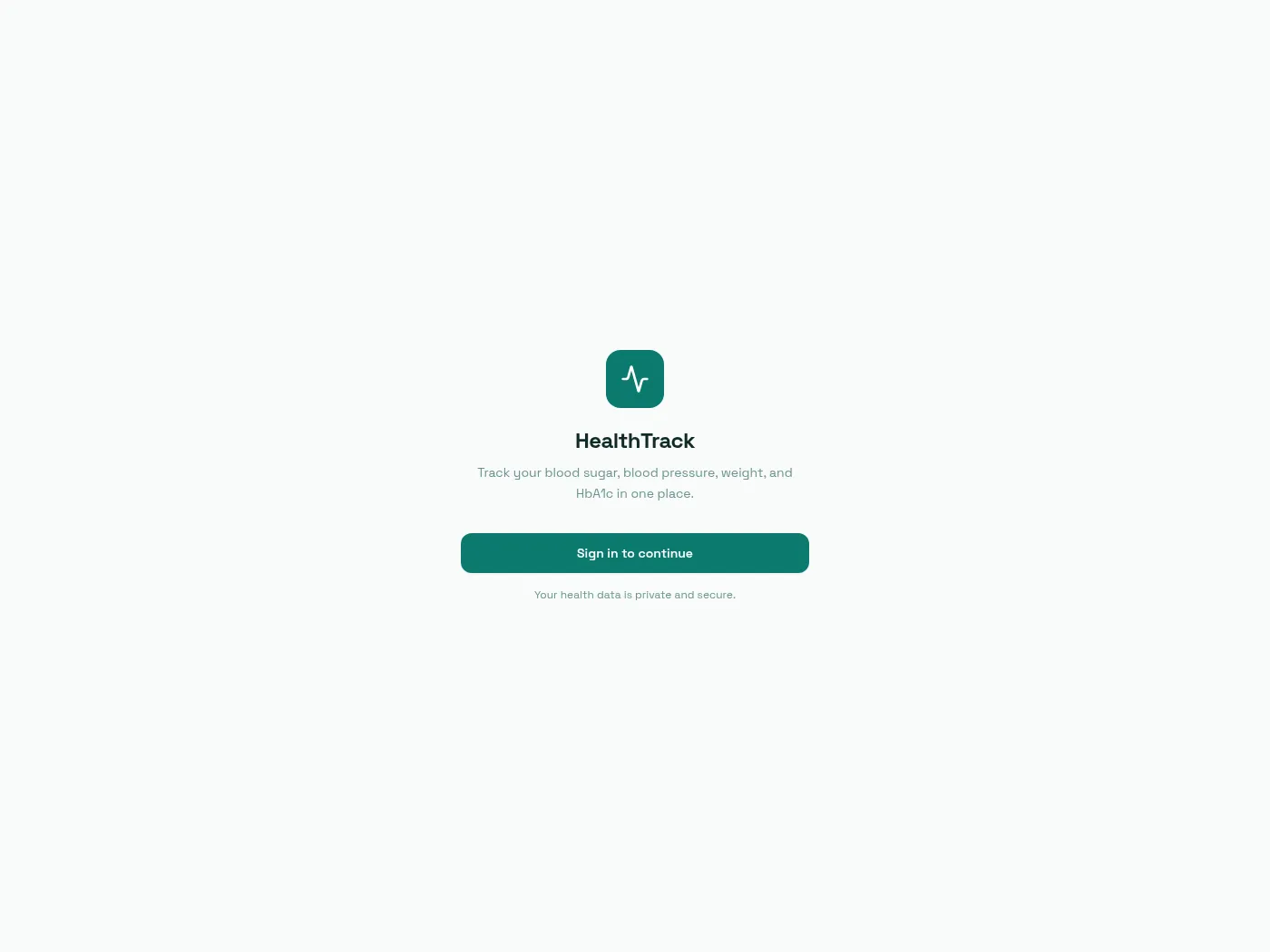 Health Metrics Tracker