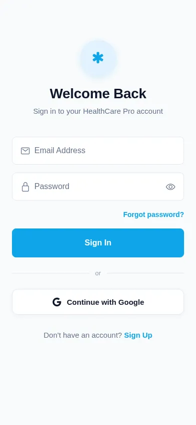 HealthCare Pro App