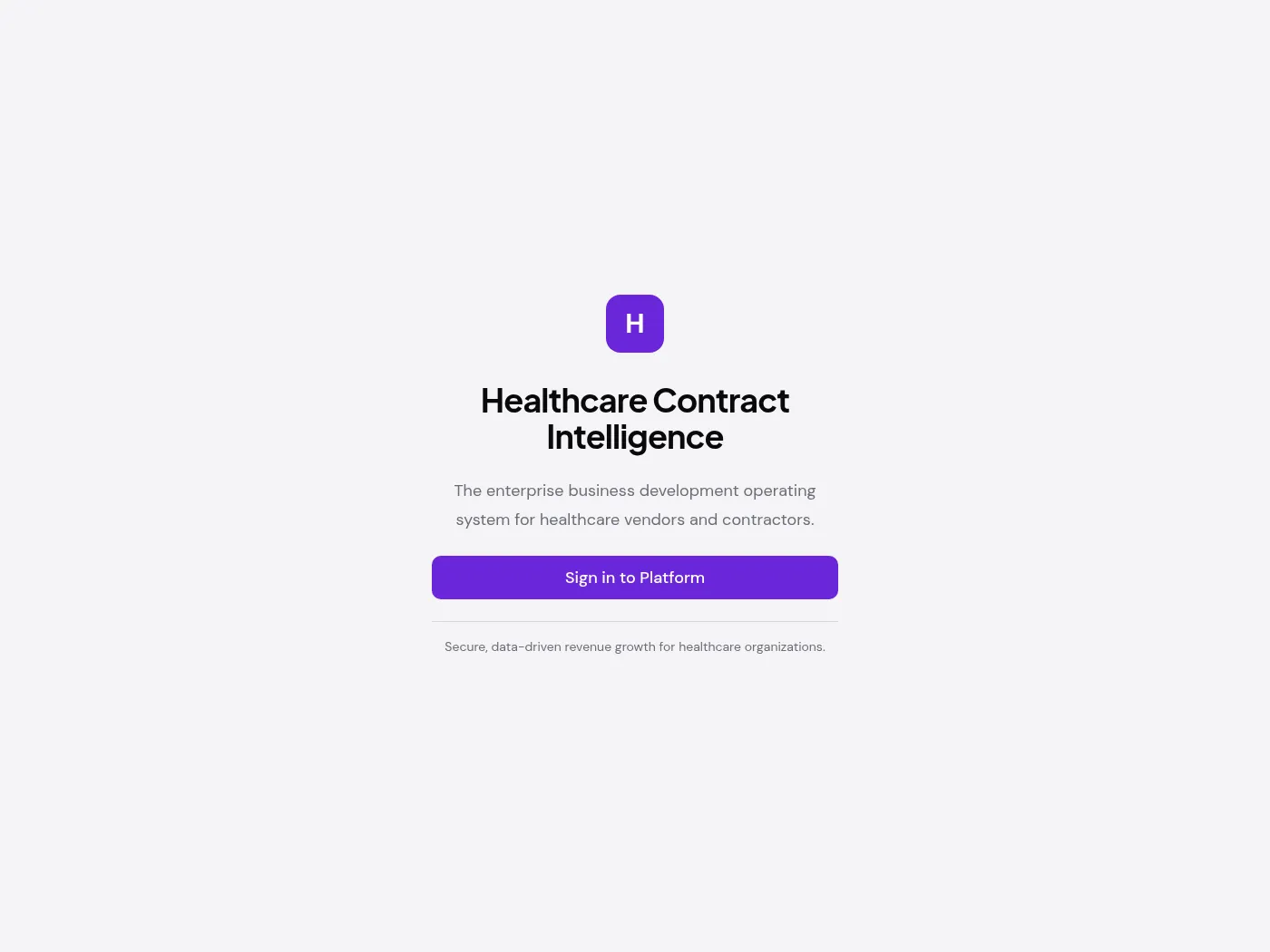 Healthcare Contract Intelligence