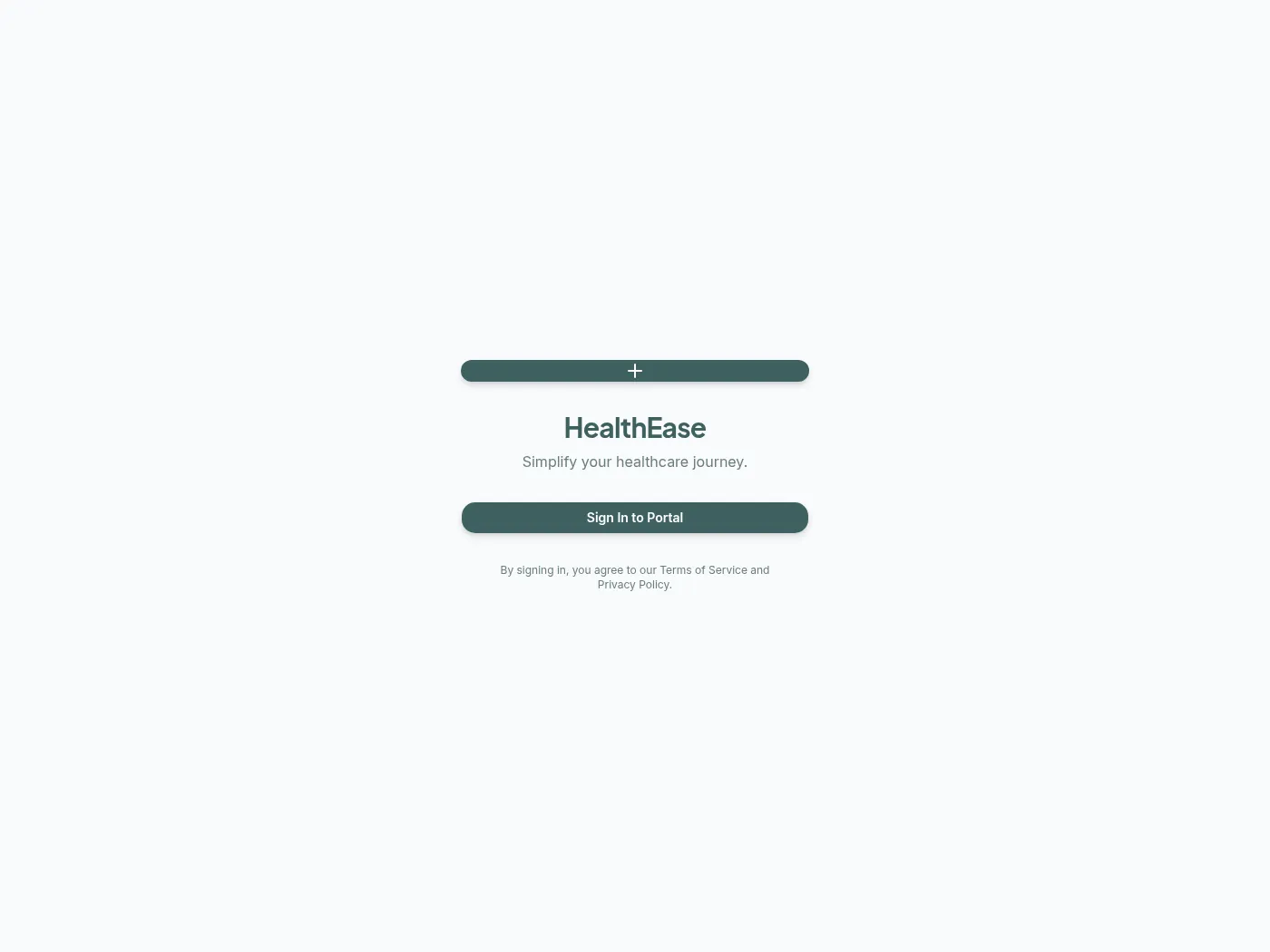 HealthEase Web Portal