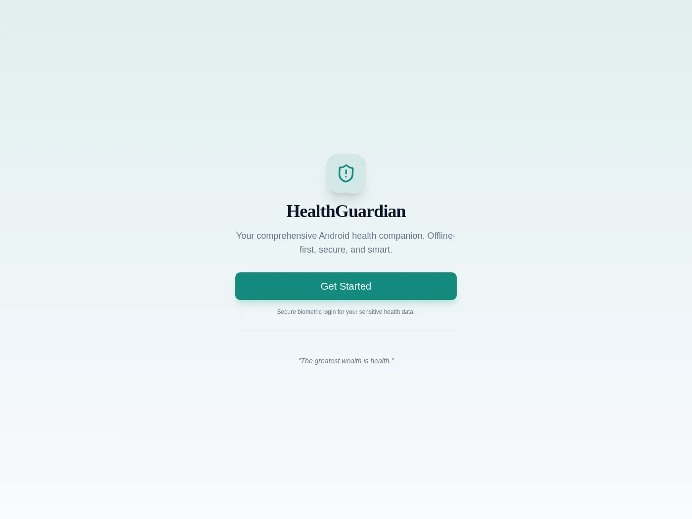 HealthGuardian Android App
