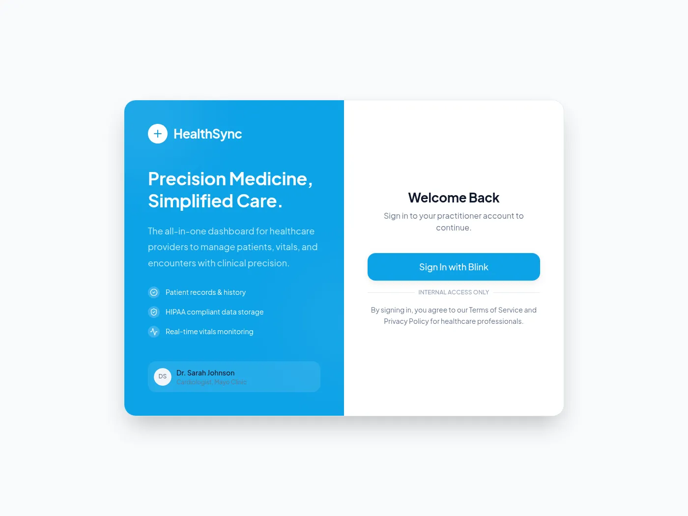 HealthSync Dashboard