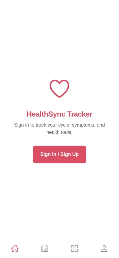 HealthSync Tracker