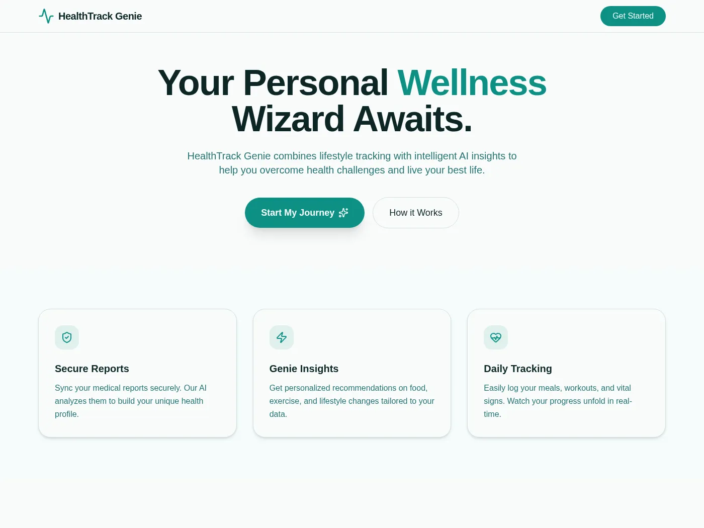 HealthTrack Genie