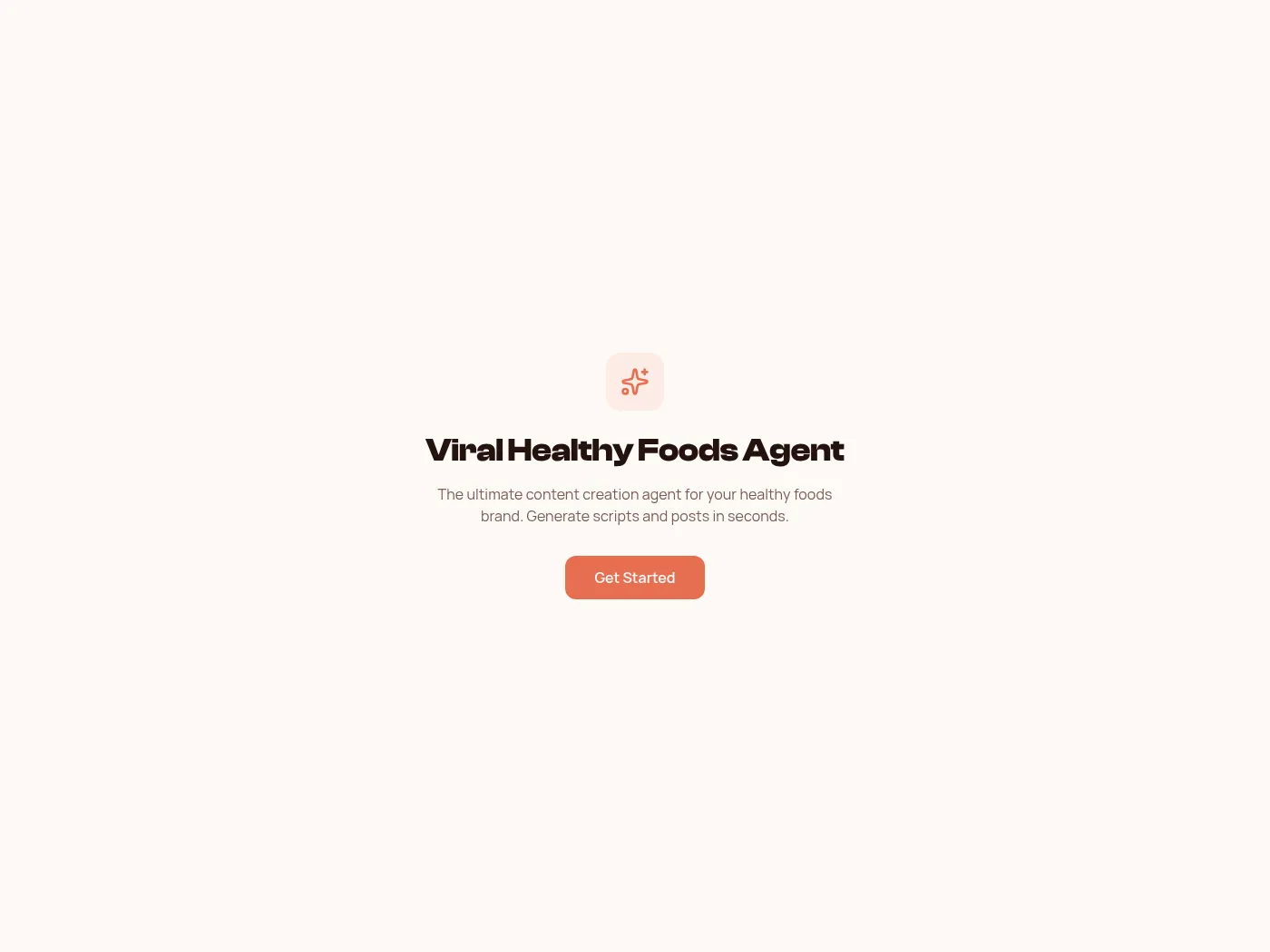 Viral Healthy Foods Agent
