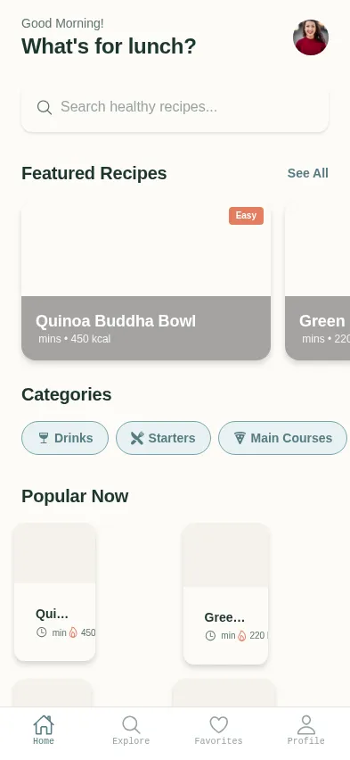 Healthy Recipes Mobile