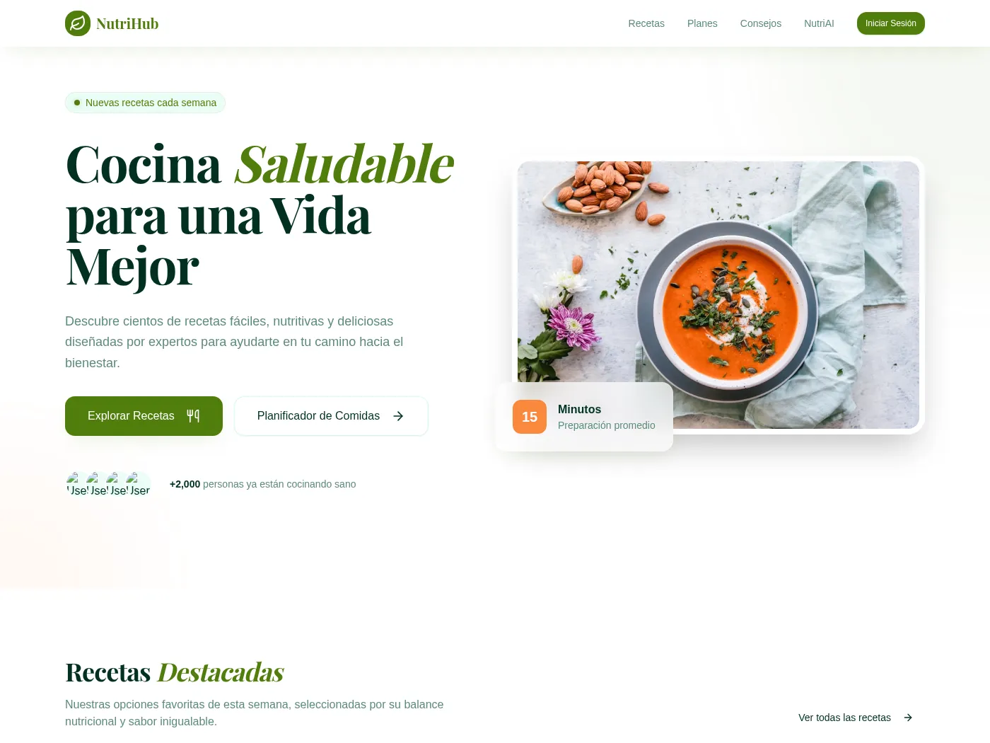 Healthy Recipes Hub