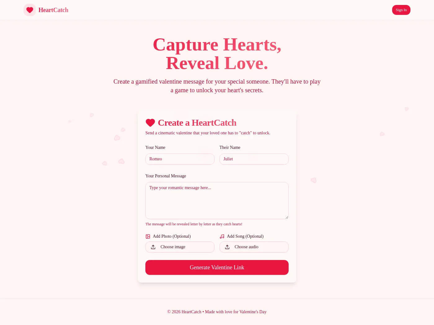 HeartCatch Web App