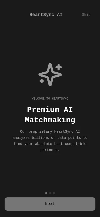 HeartSync AI Dating App