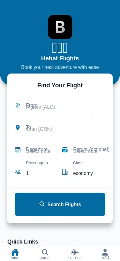 Hebat Flights App