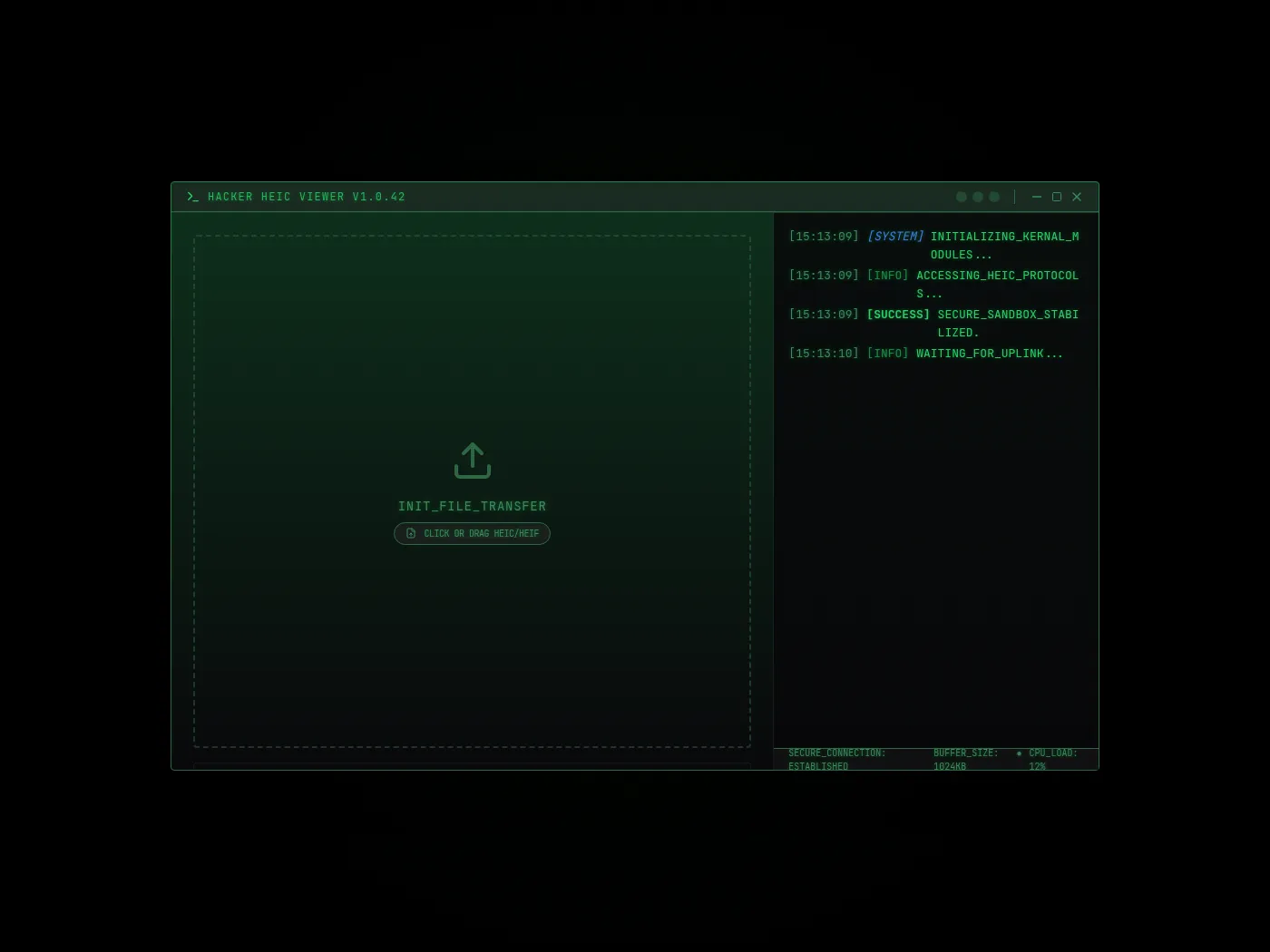 Hacker HEIC Viewer