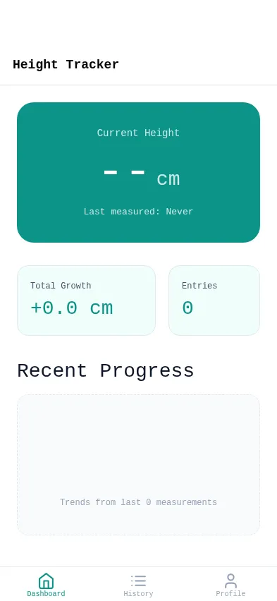 Height Tracker App