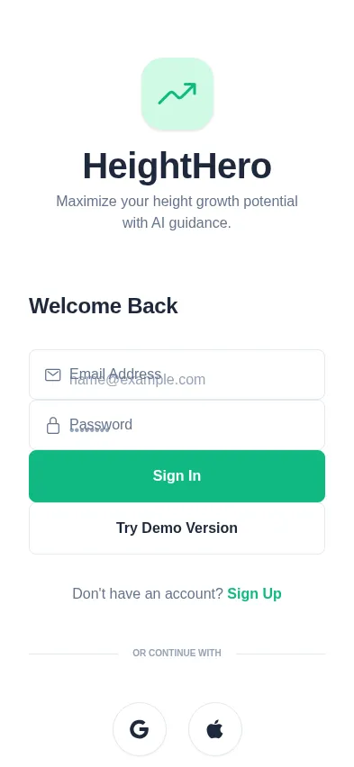 HeightHero App