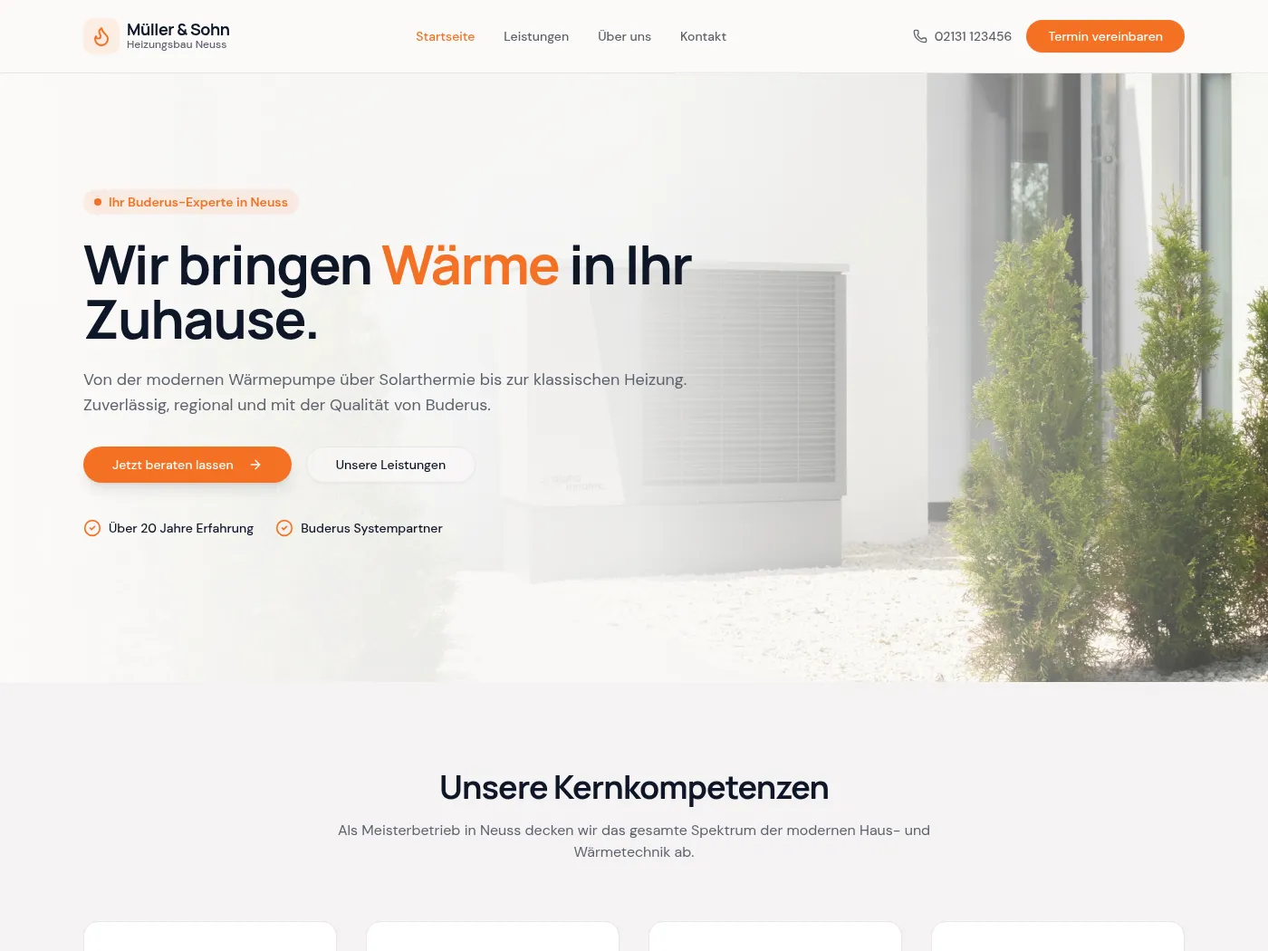 Buderus Heating Neuss Site