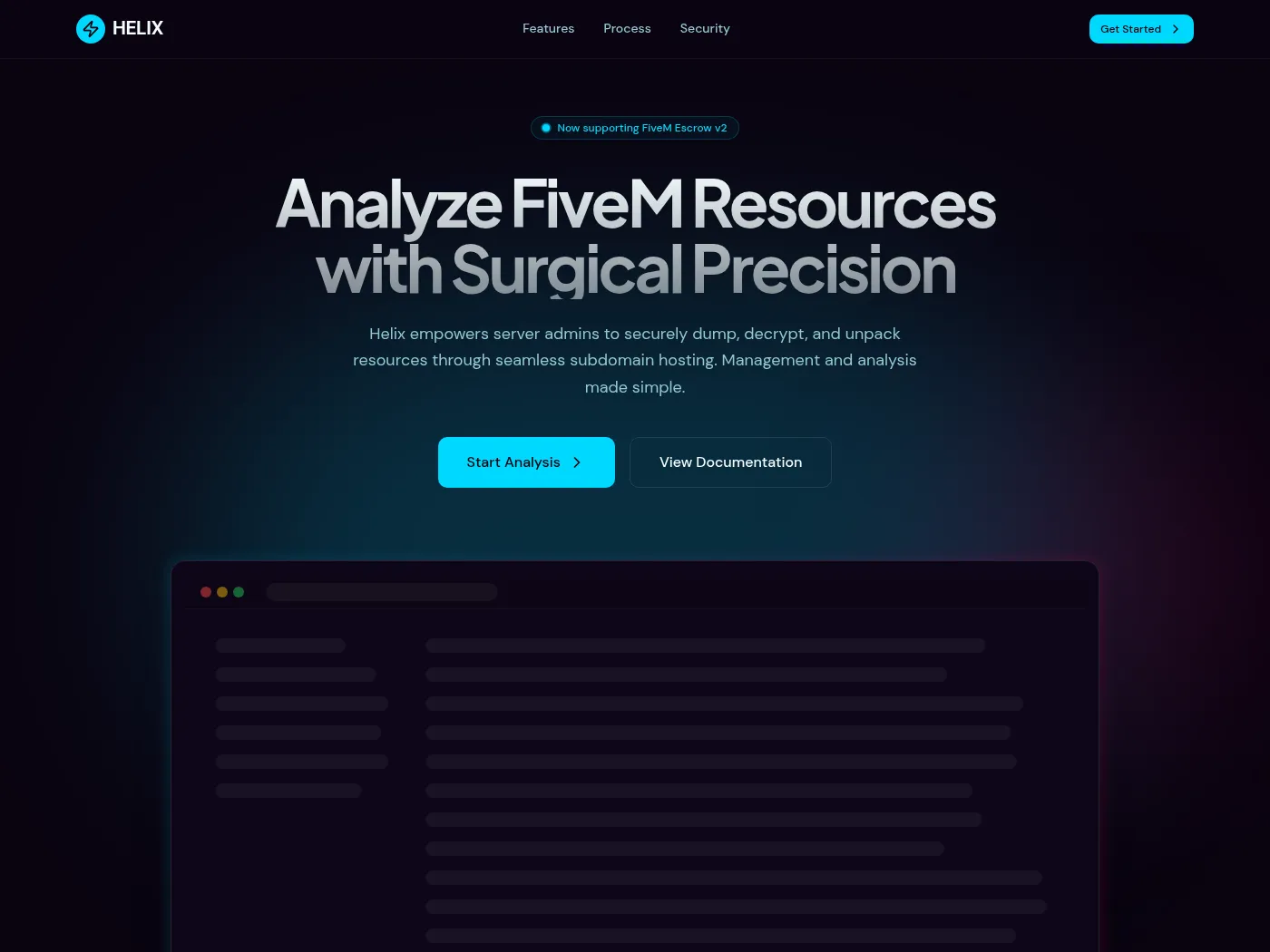 Helix Resource Analyzer