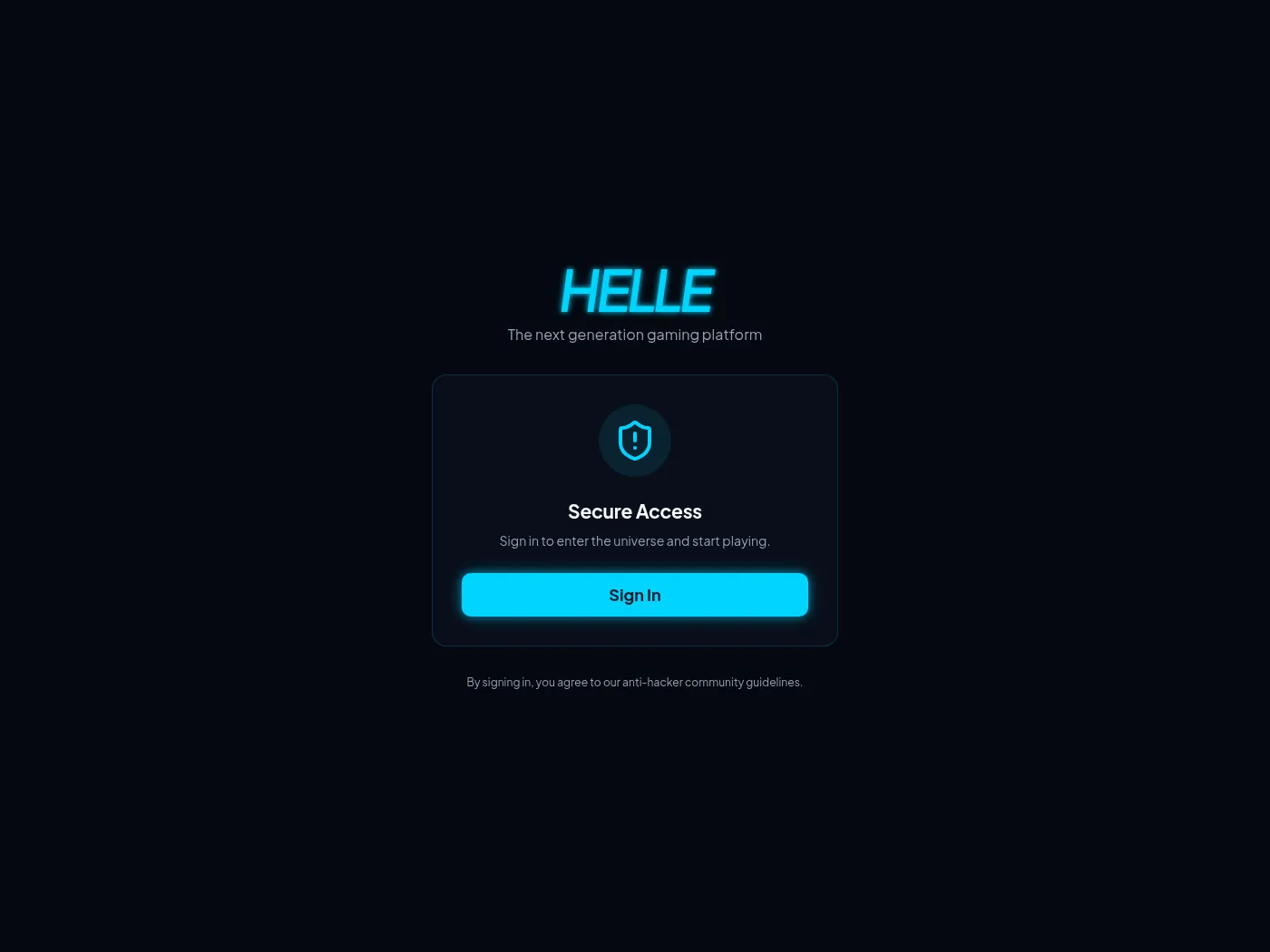 Helle Game Universe