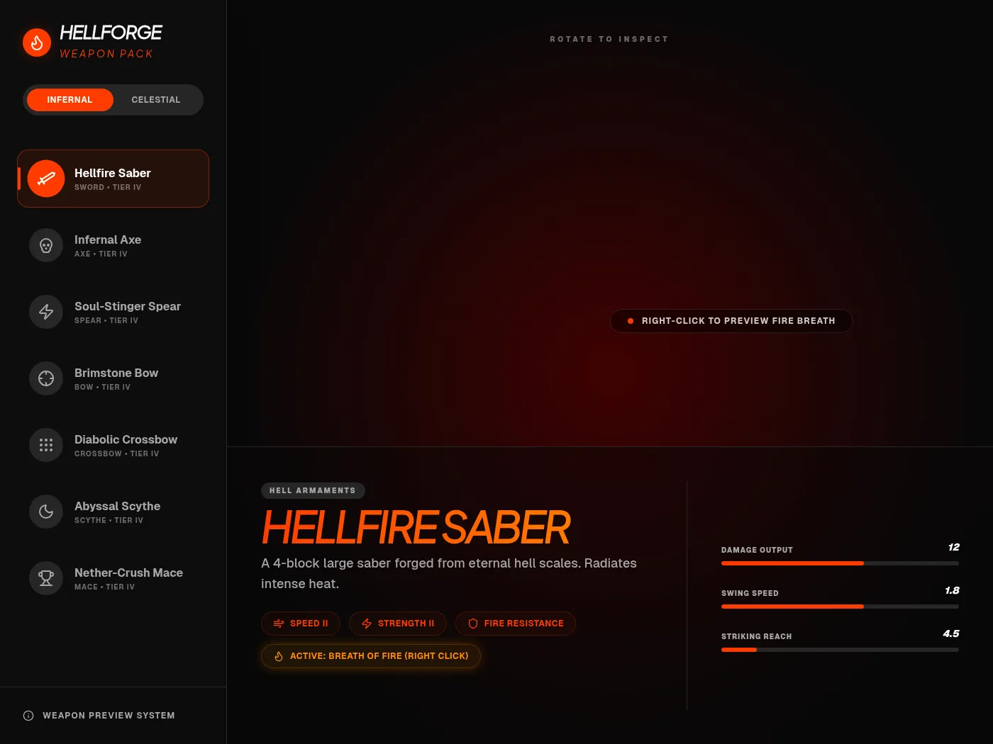 Hellforge Weapon Pack