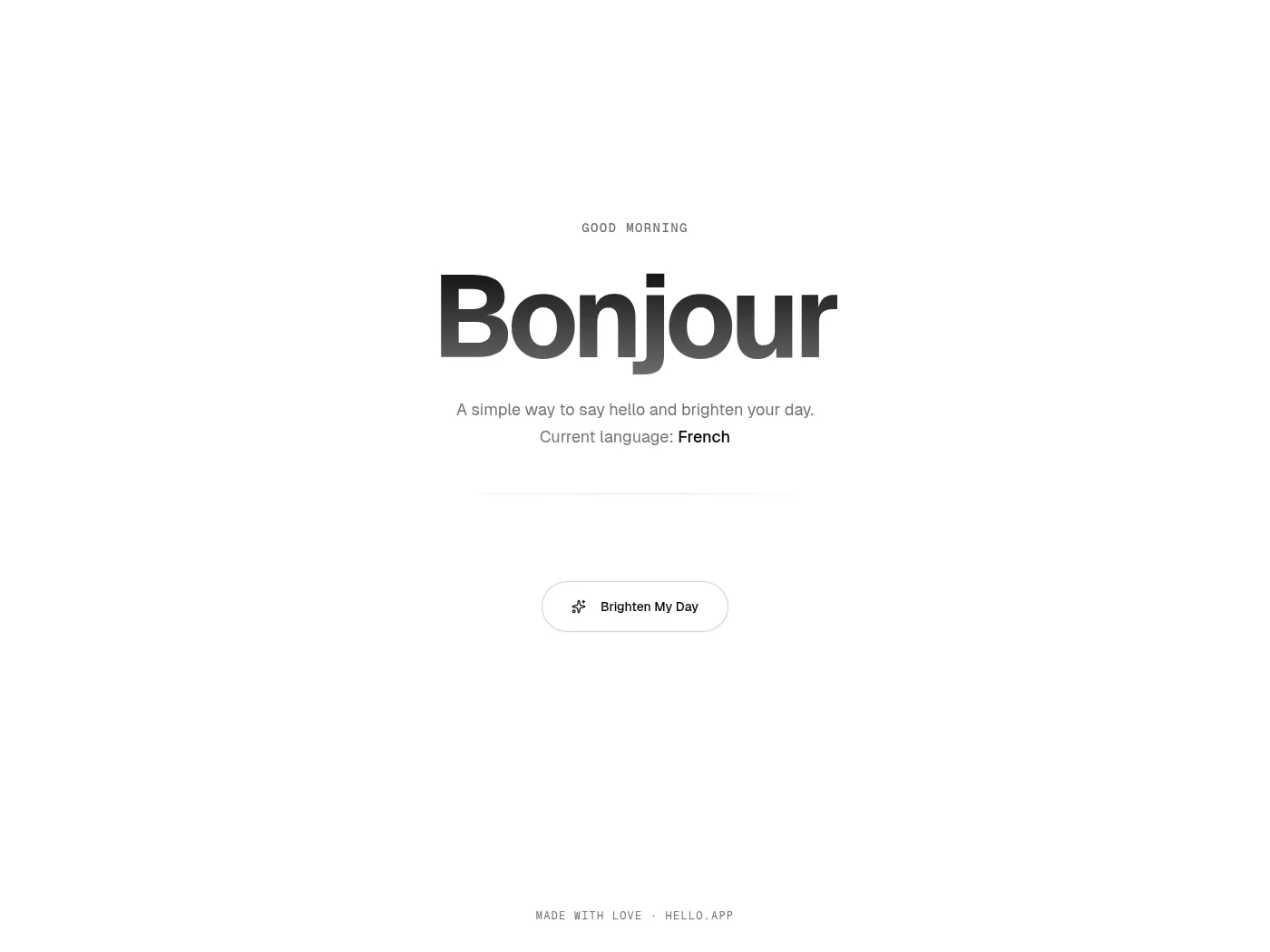 Hello App