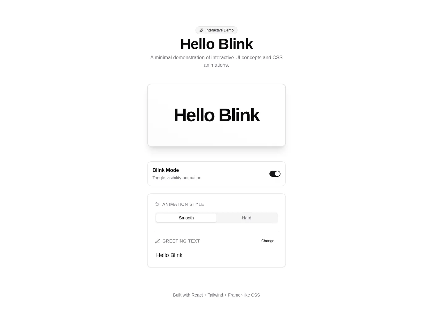 Hello Blink