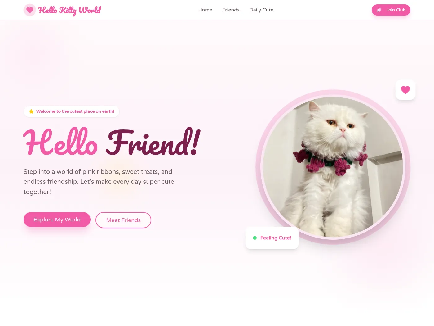 Hello Kitty Pink App