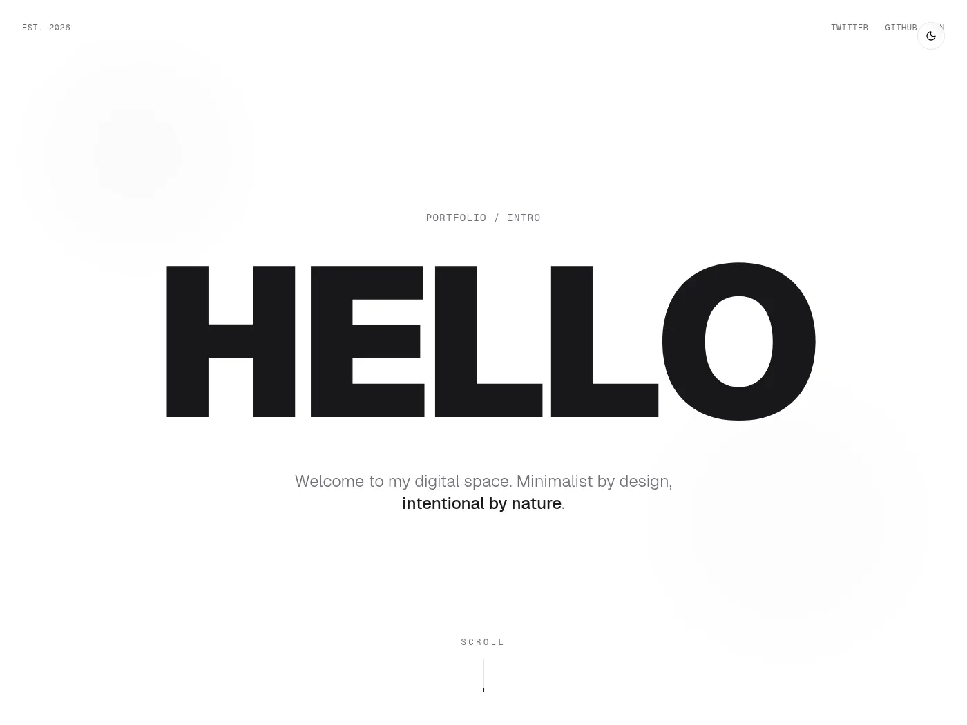 Hello Landing Page