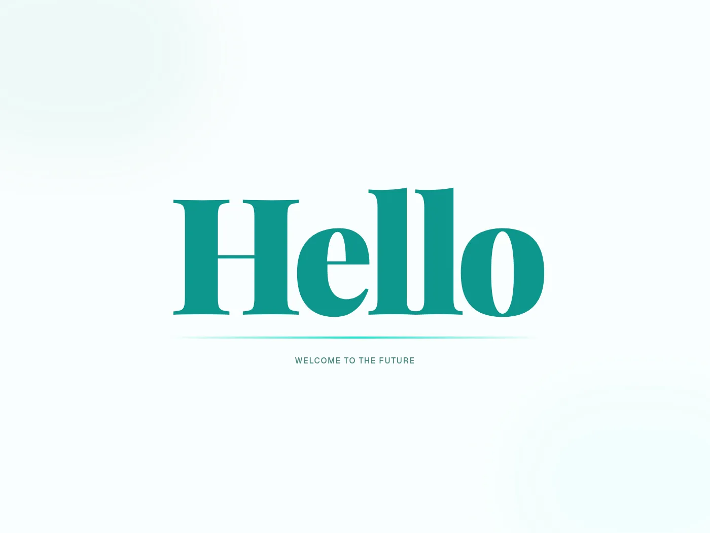 Hello Instant Page