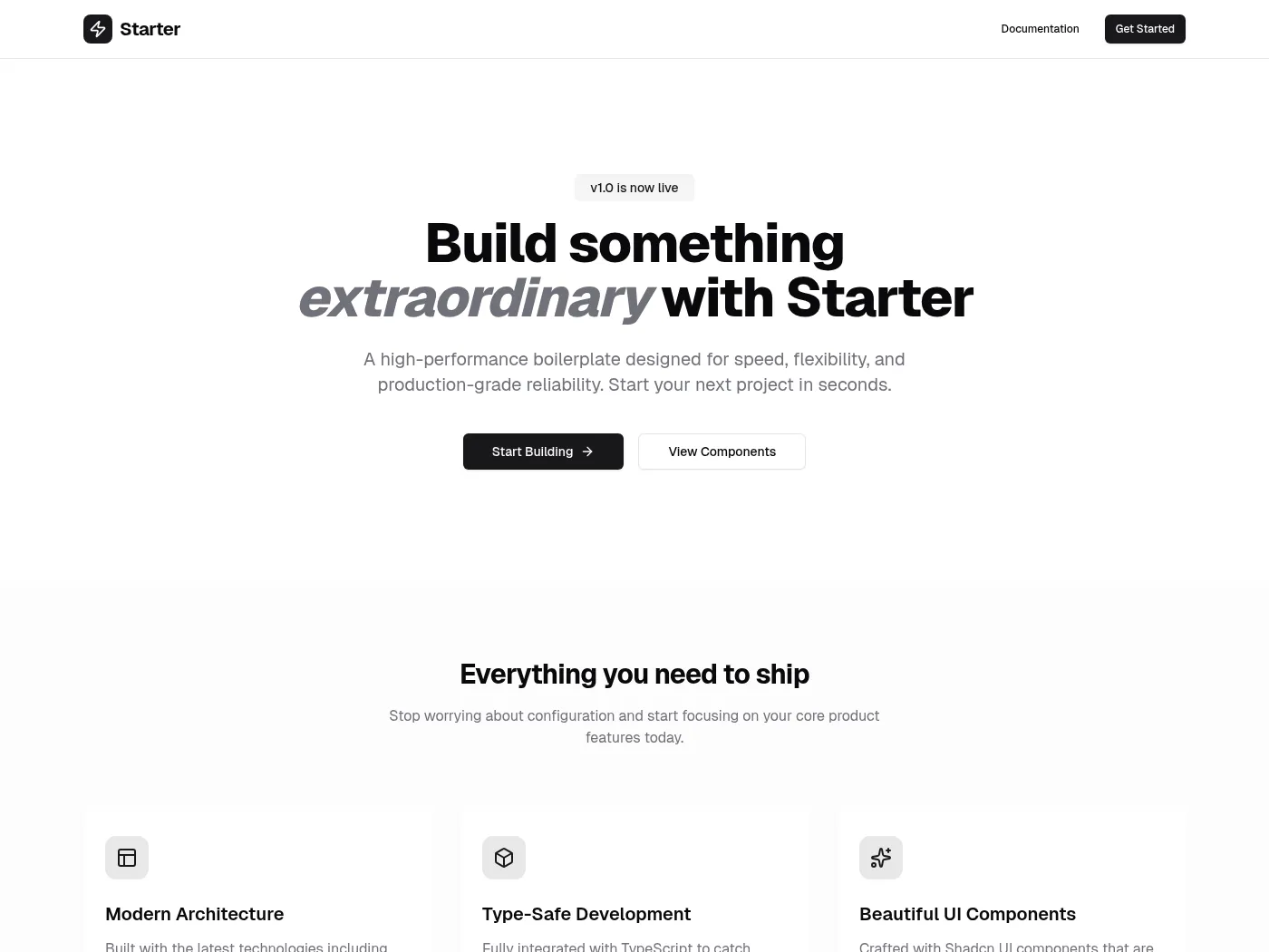 Hello Starter App