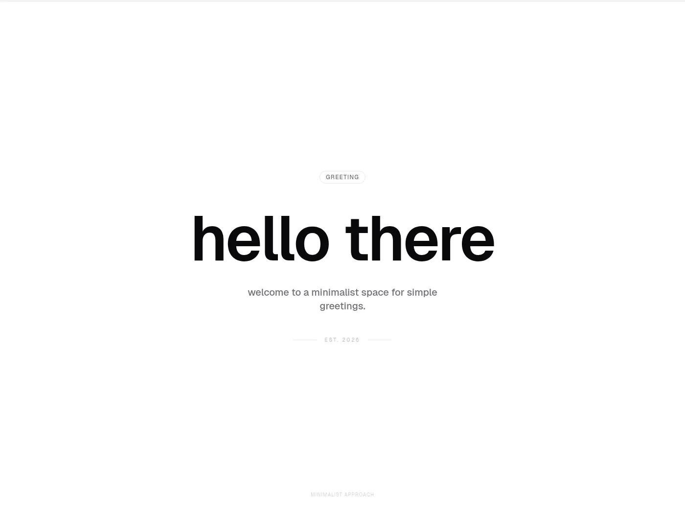 Hello There Site