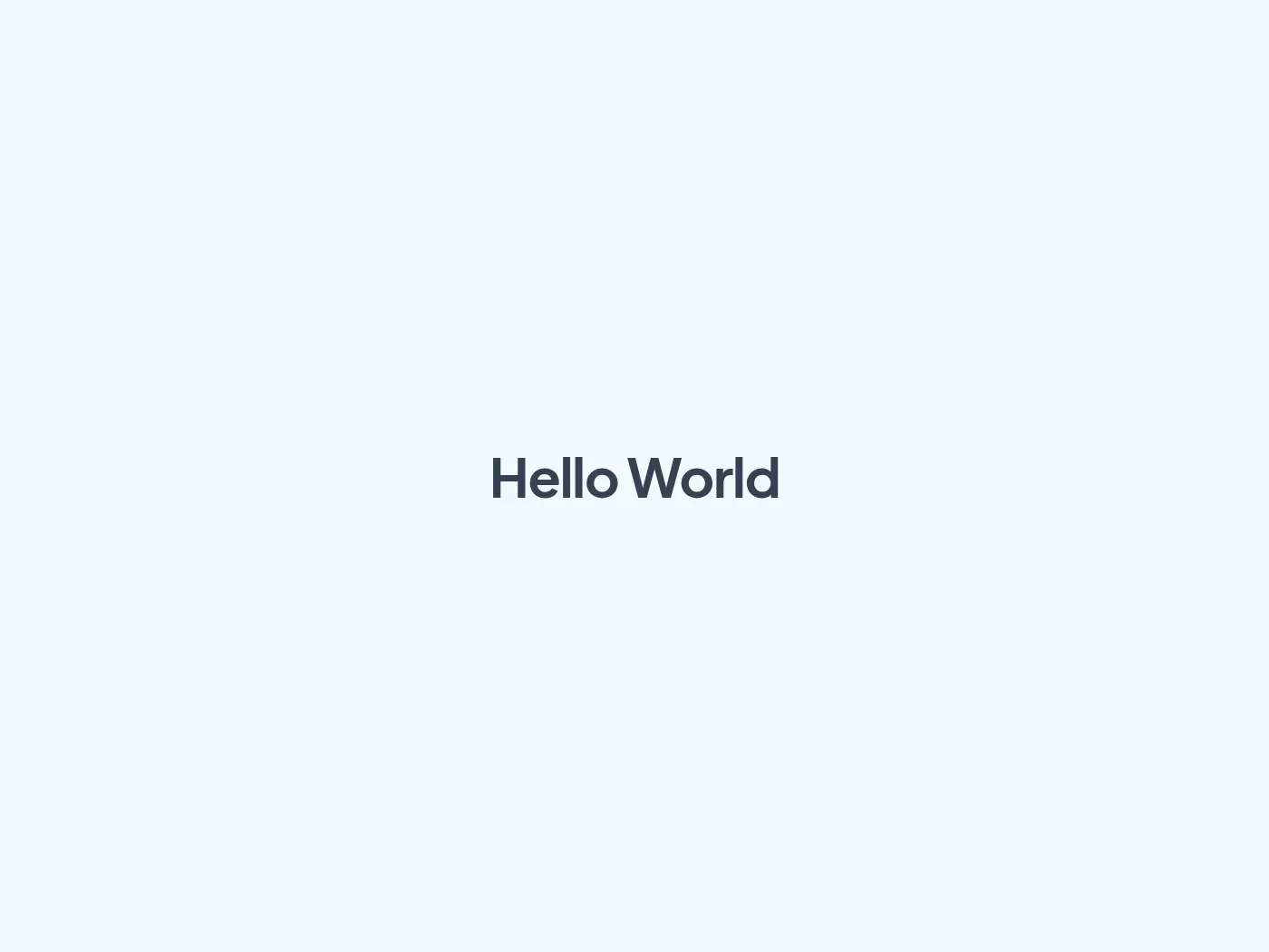 Hello World Webhook