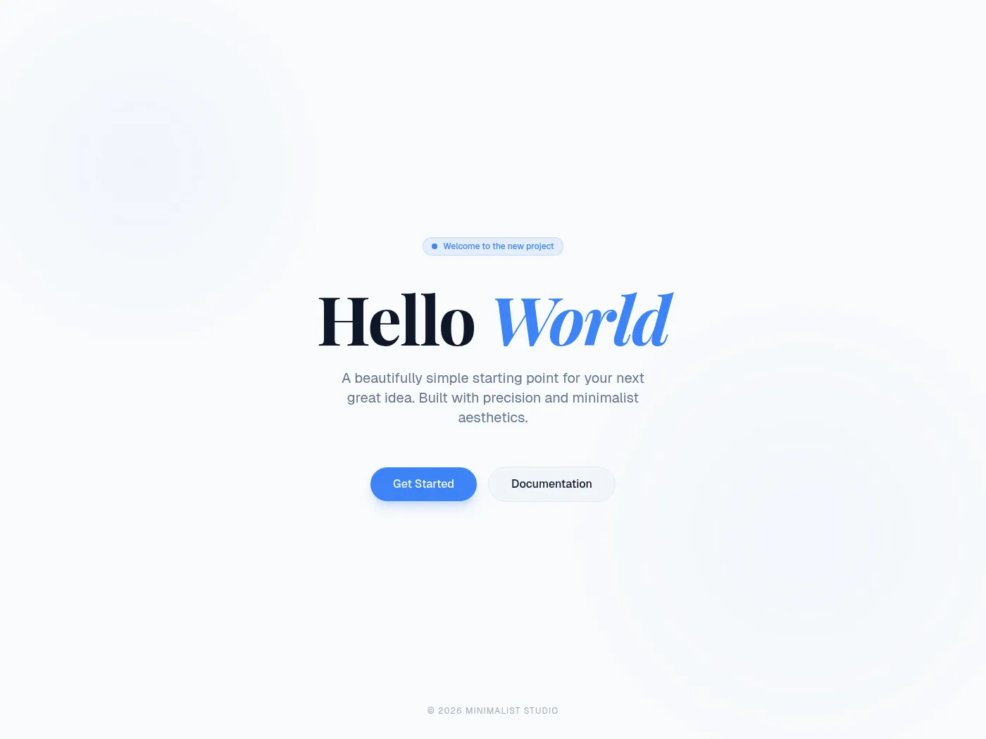 Hello World Webpage