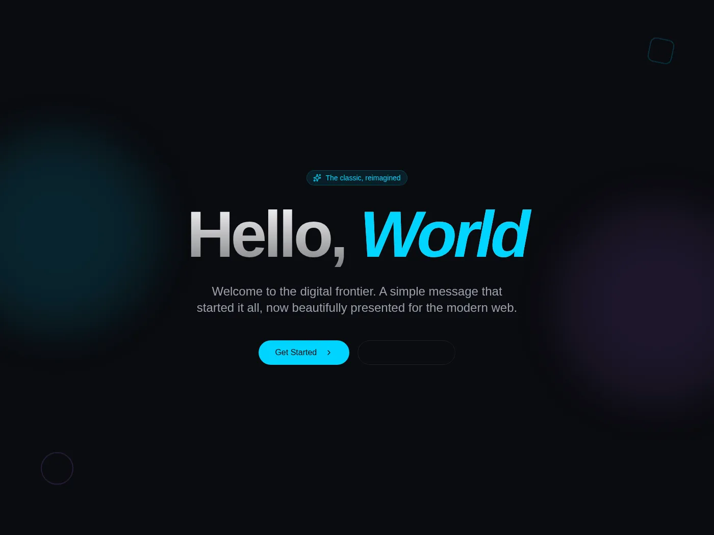 Hello World Site