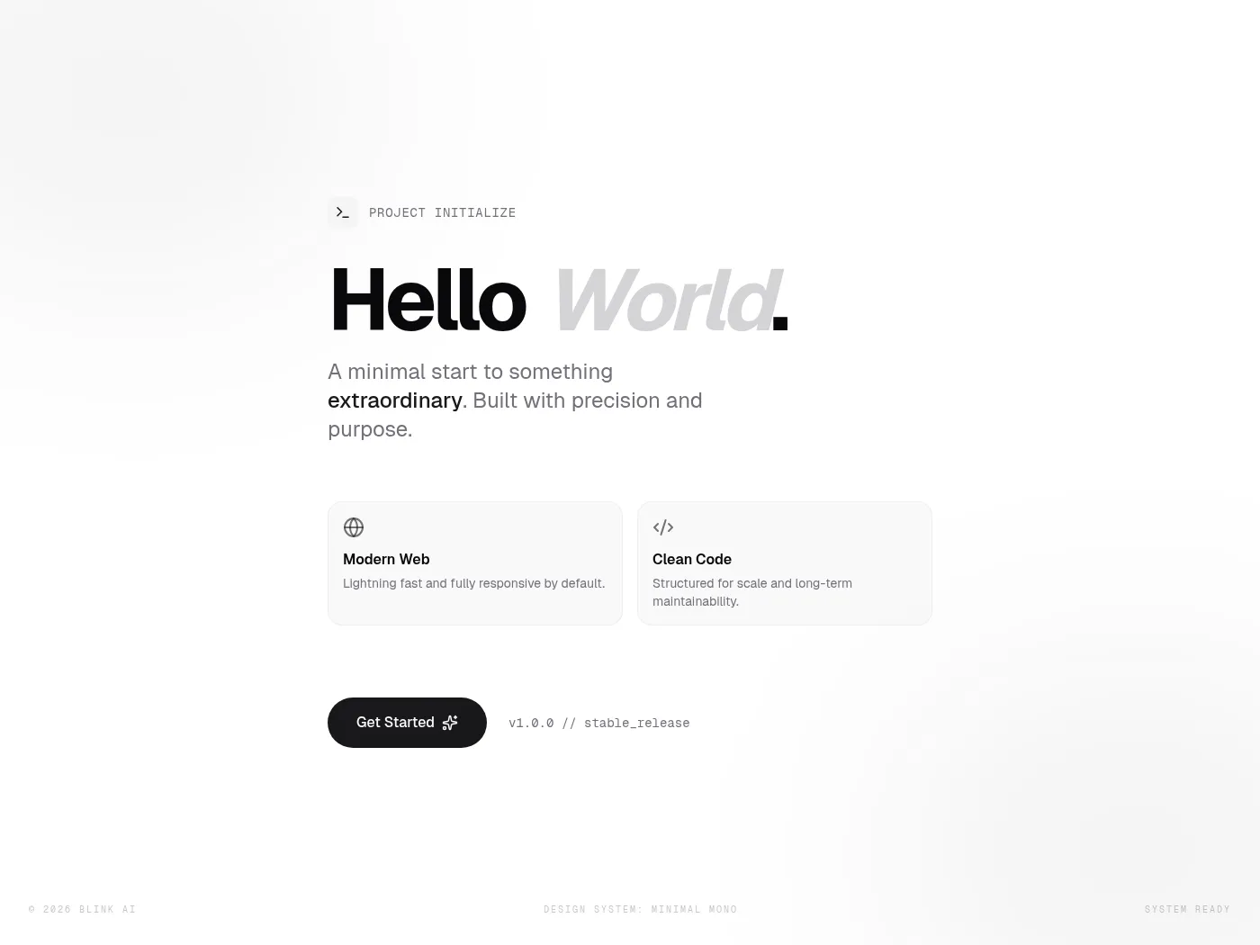 Hello World Web