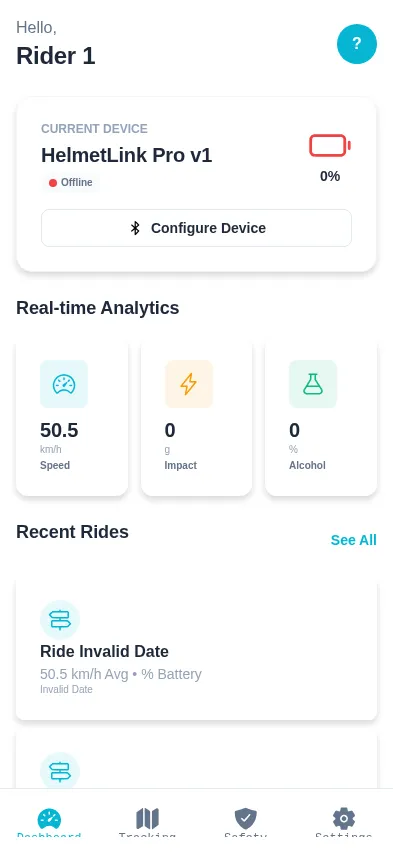 HelmetLink Mobile