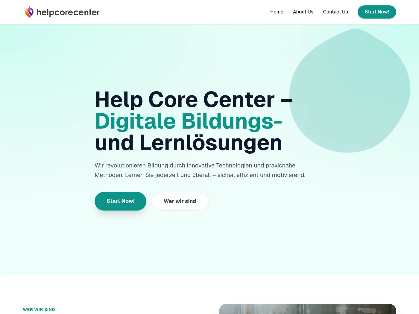 Help Core Center Website