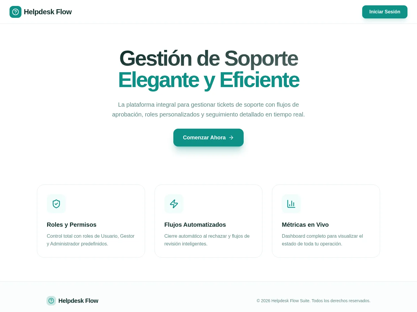 Helpdesk Flow Suite