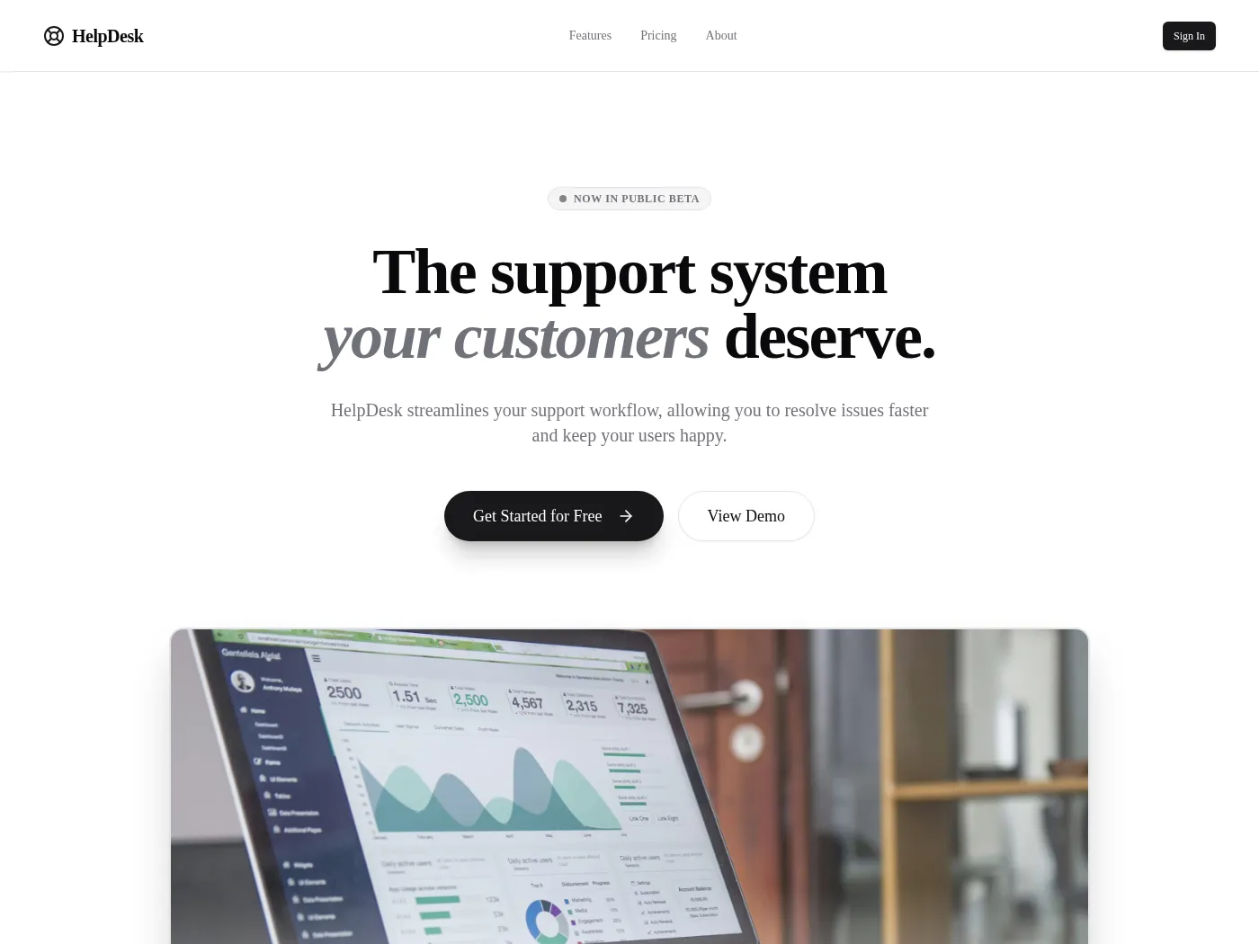 HelpDesk Ticket System