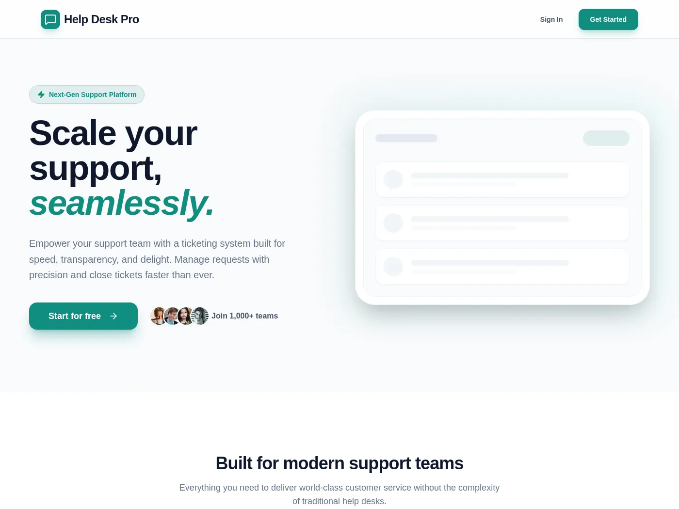 Help Desk Pro