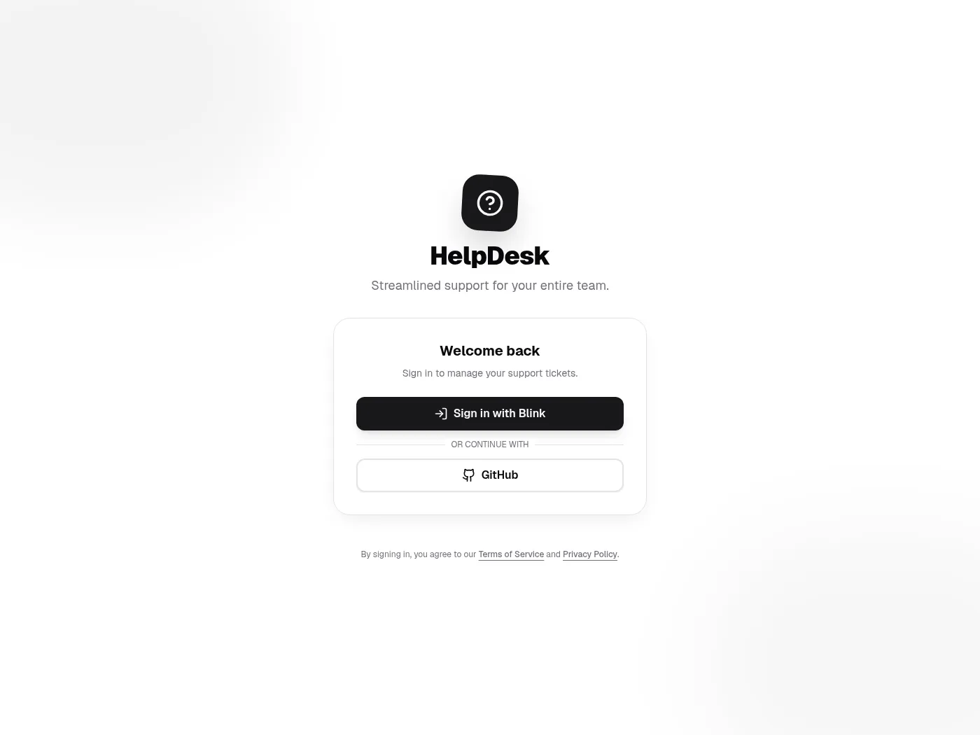 HelpDesk Ticket System