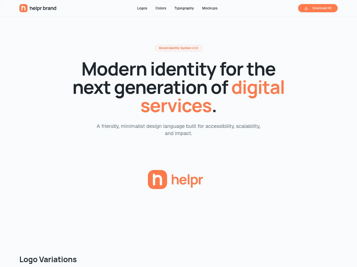 Helpr Brand Logo Kit