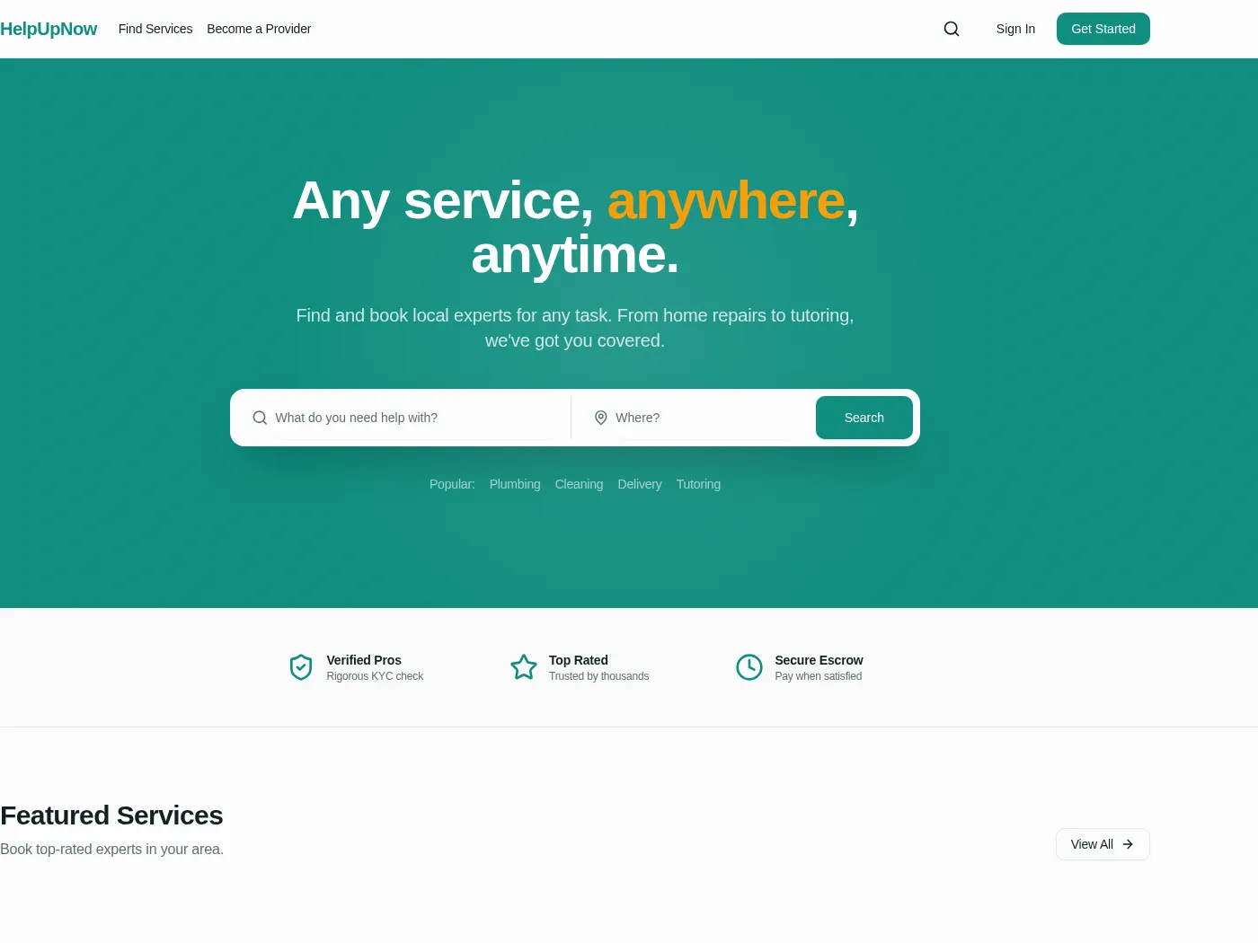 HelpUpNow Super App