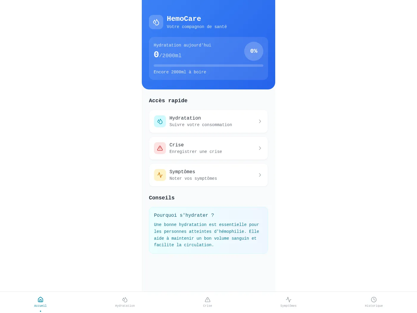 HemoCare Tracker