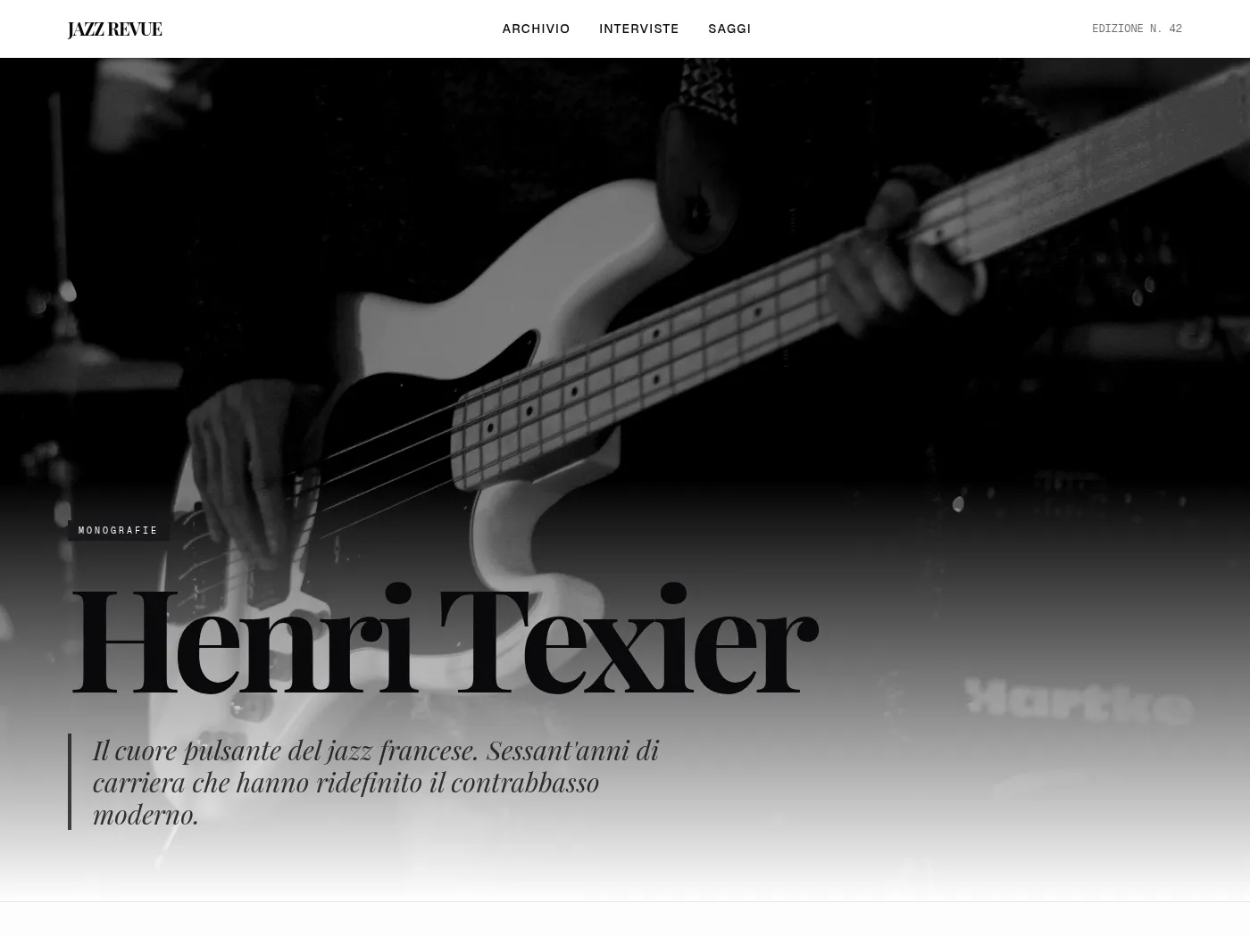 Henri Texier Article