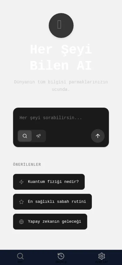 Her Şeyi Bilen AI